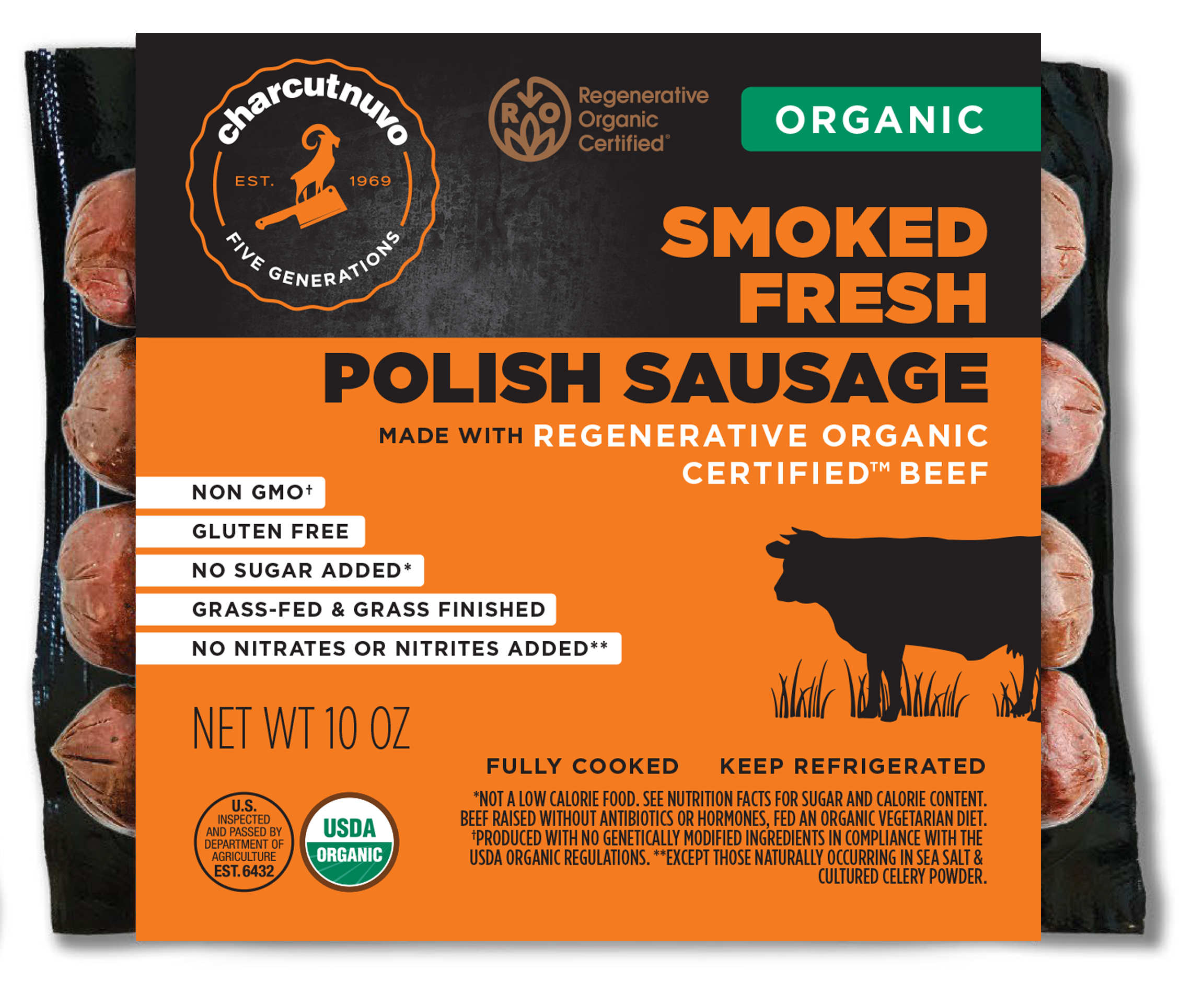 Organic Beef Polish – Charcutnuvo